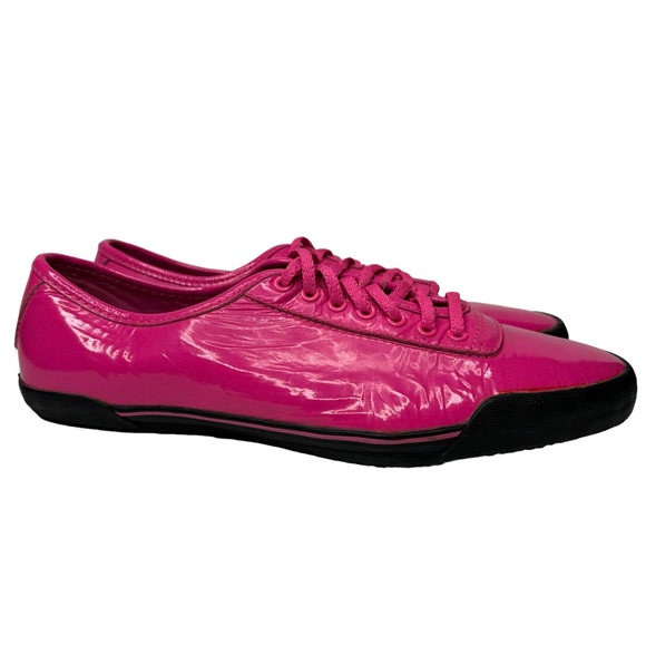 P.F. Flyers | Shoes | Pf Flyers Pink Patent Leather Laceup Sneakers ...